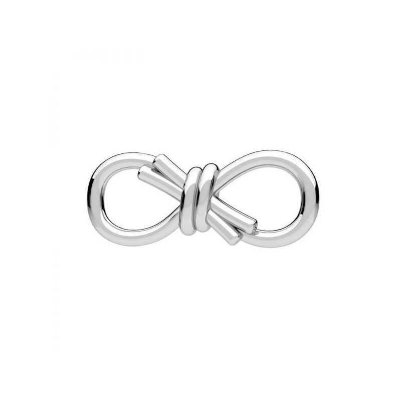 G0323-Charm link infinit din argint 16.2x6.4mm 1 buc